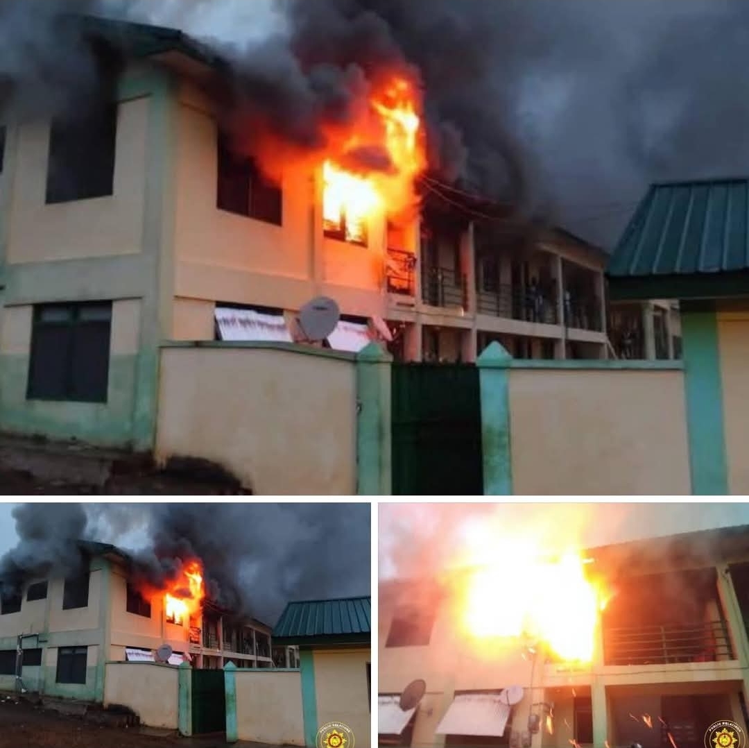 Fire Outbreak at Oyoko Methodust SHS Almost Destroys