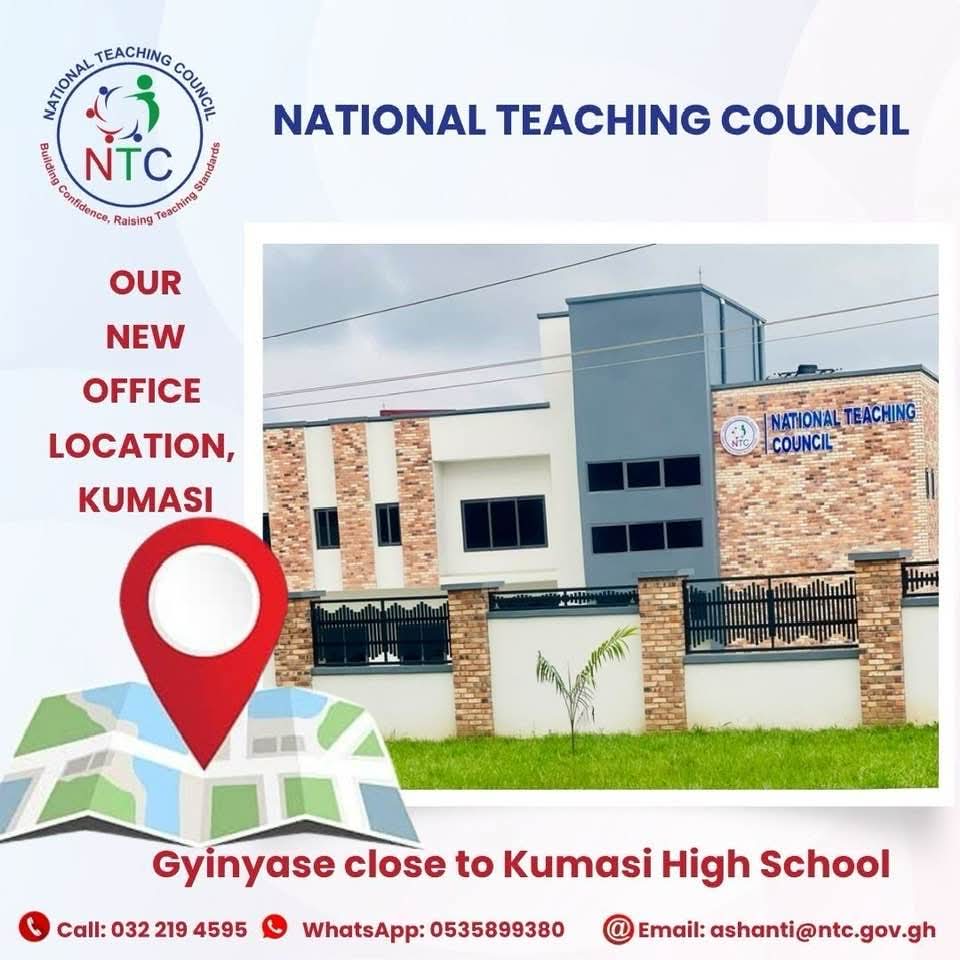 National Teaching Council Office Relocates to Atonsu-Gyinyase.